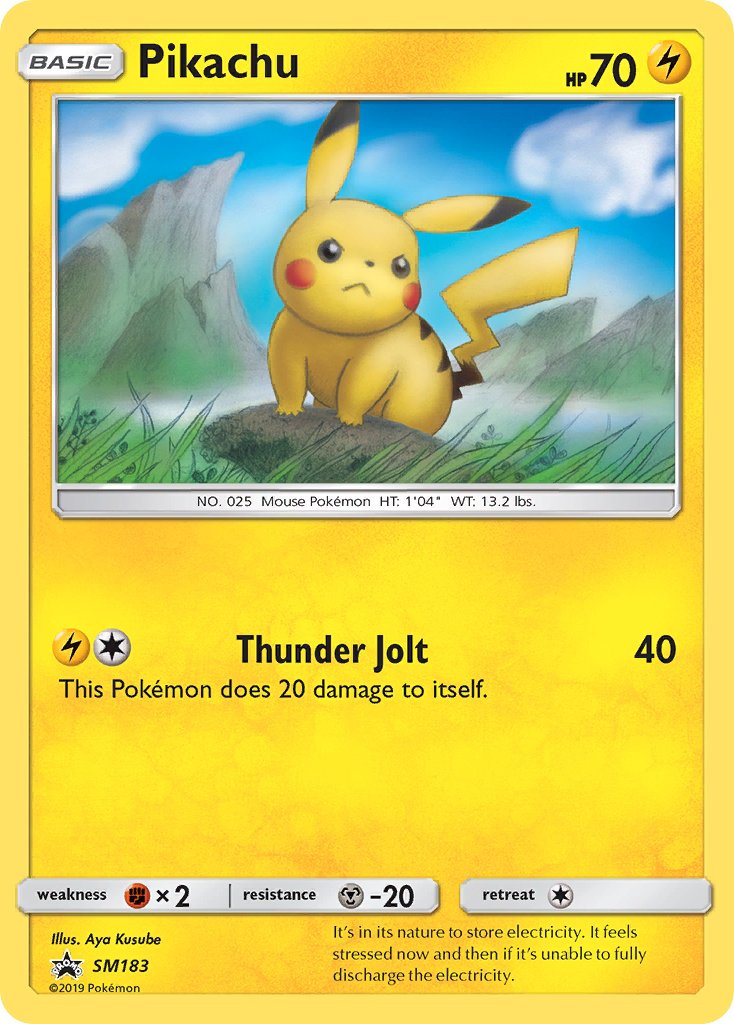 (183) Pokemon TCG SM Black Star Promos Single: Pikachu Promo – Puca ...